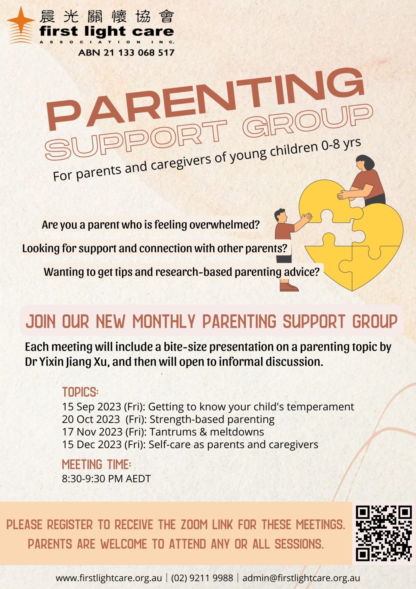 2023-12-15 Parenting Support Group Topic 4: Self-care as parents and ...